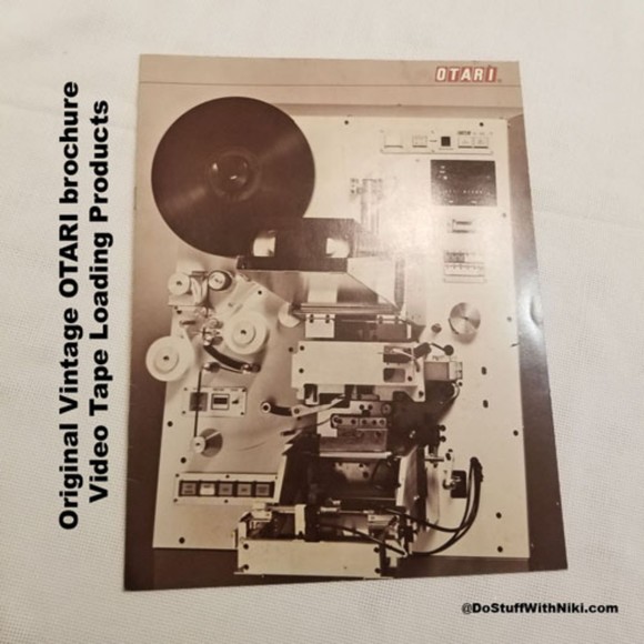 Other | Original Vintage Otari Brochure Video Tape Loading Products ...